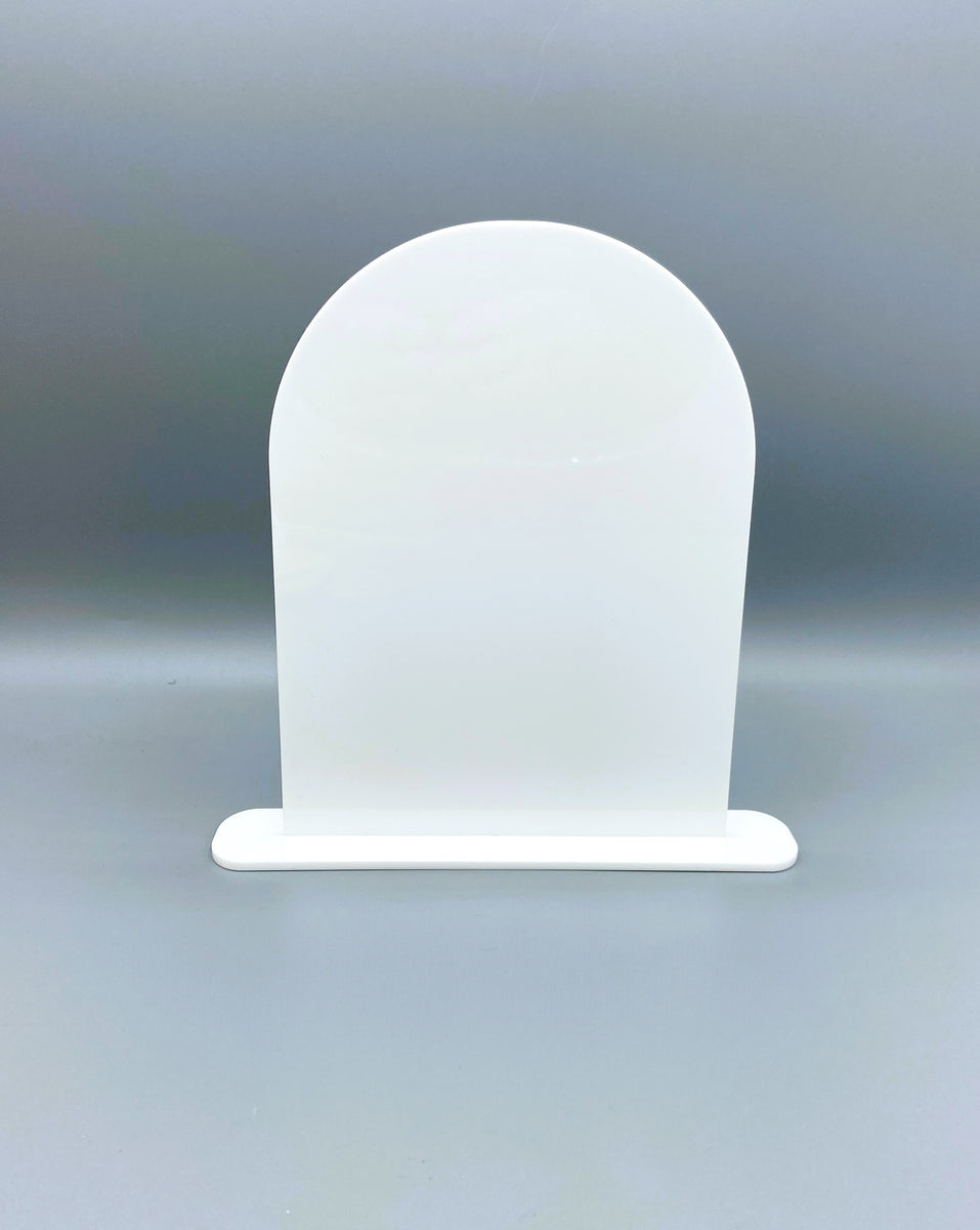 Rounded Top Standee Blank – Red Beard Woods