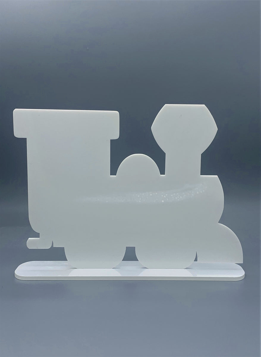 Train Shaped Standee Blank – Red Beard Woods