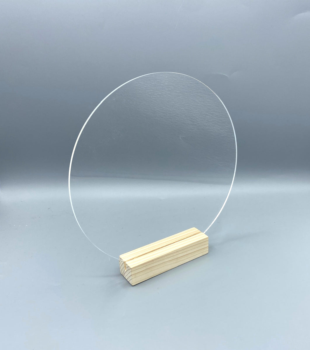 Standee (ALL SHAPES) with Wooden Base – Red Beard Woods