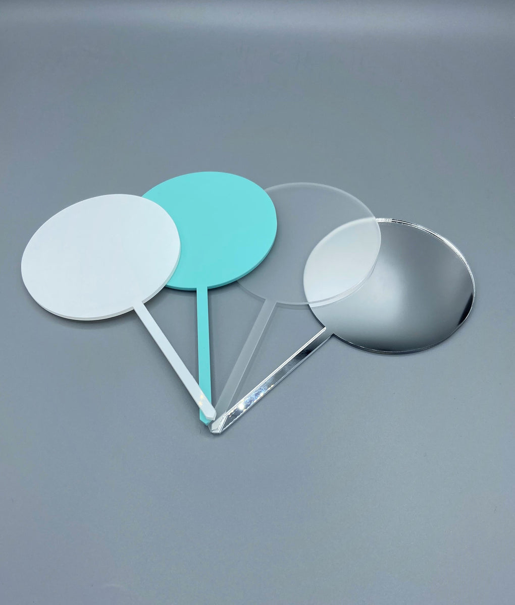 Disc Shaped Cake Topper Blank – Red Beard Woods